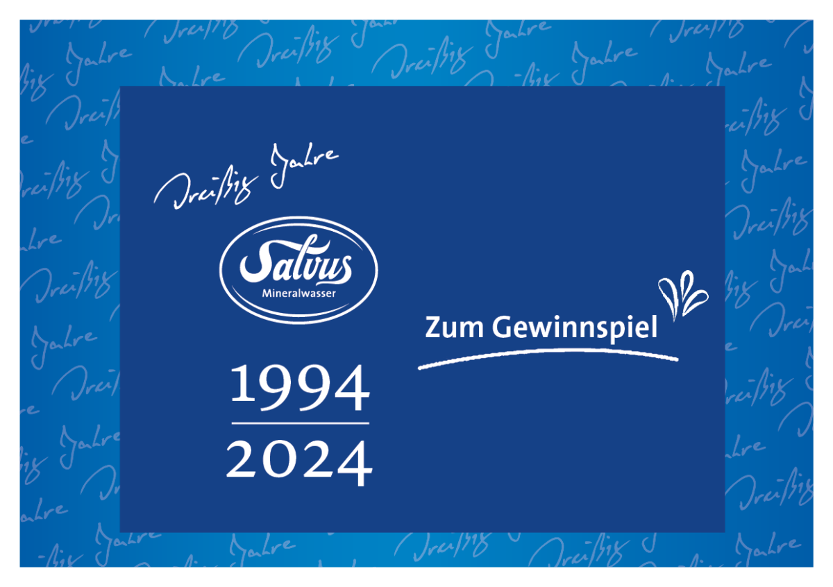 Salvus Classic: Das spritzigste Mineralwasser von Salvus